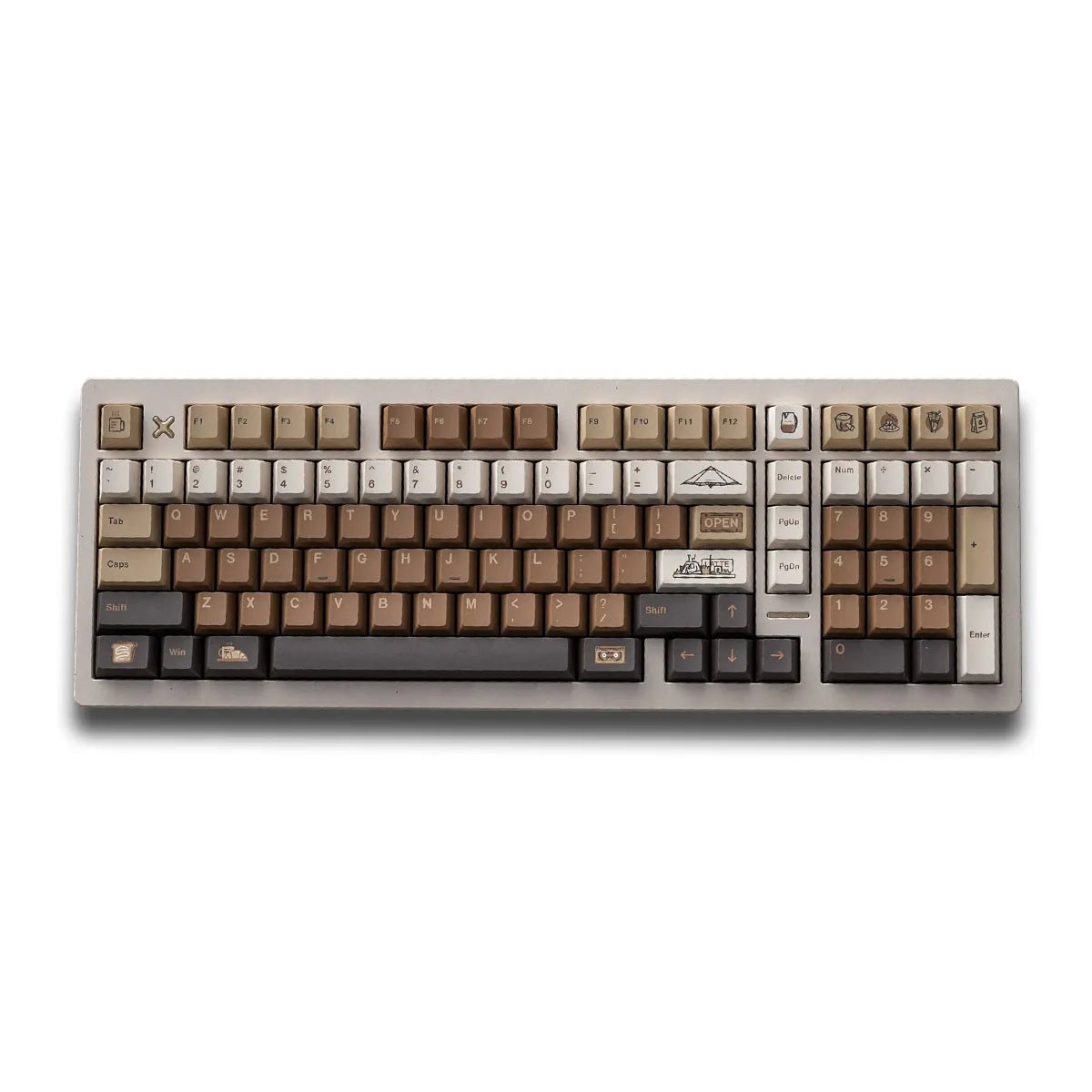 AlohaKB Coffee Latte PBT Keycaps – Divinikey