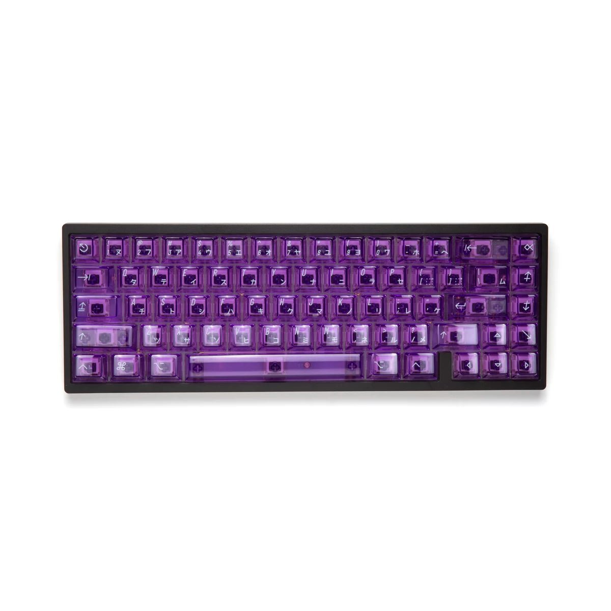 KBDfans Clear 2048 Purple Keycap Set UV Polycarbonate – Divinikey