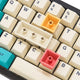 Retro 80s Keycap Set Dye-Sub PBT – Divinikey